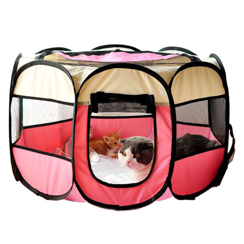 Foldable Puppy Pop Up Playpen for Dog and Cat Indoor and Outdoor Use ...