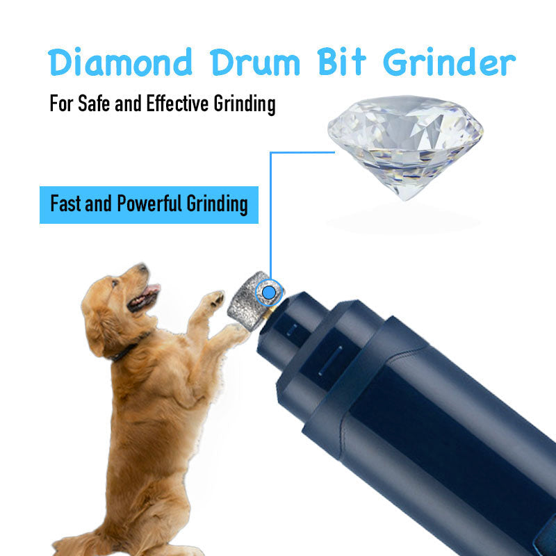 Upgraded Dog Nail Grinder - 2-Speed, Rechargeable & Painless for All P ...